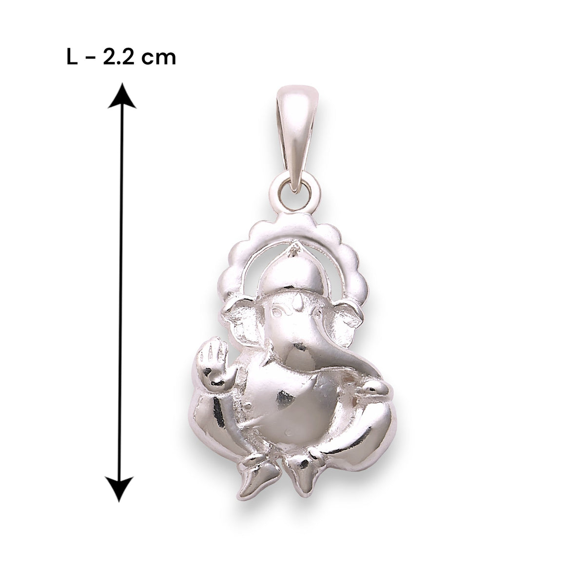 925 Sterling Silver God Ganapati Pendant For Men & Women – Taraash